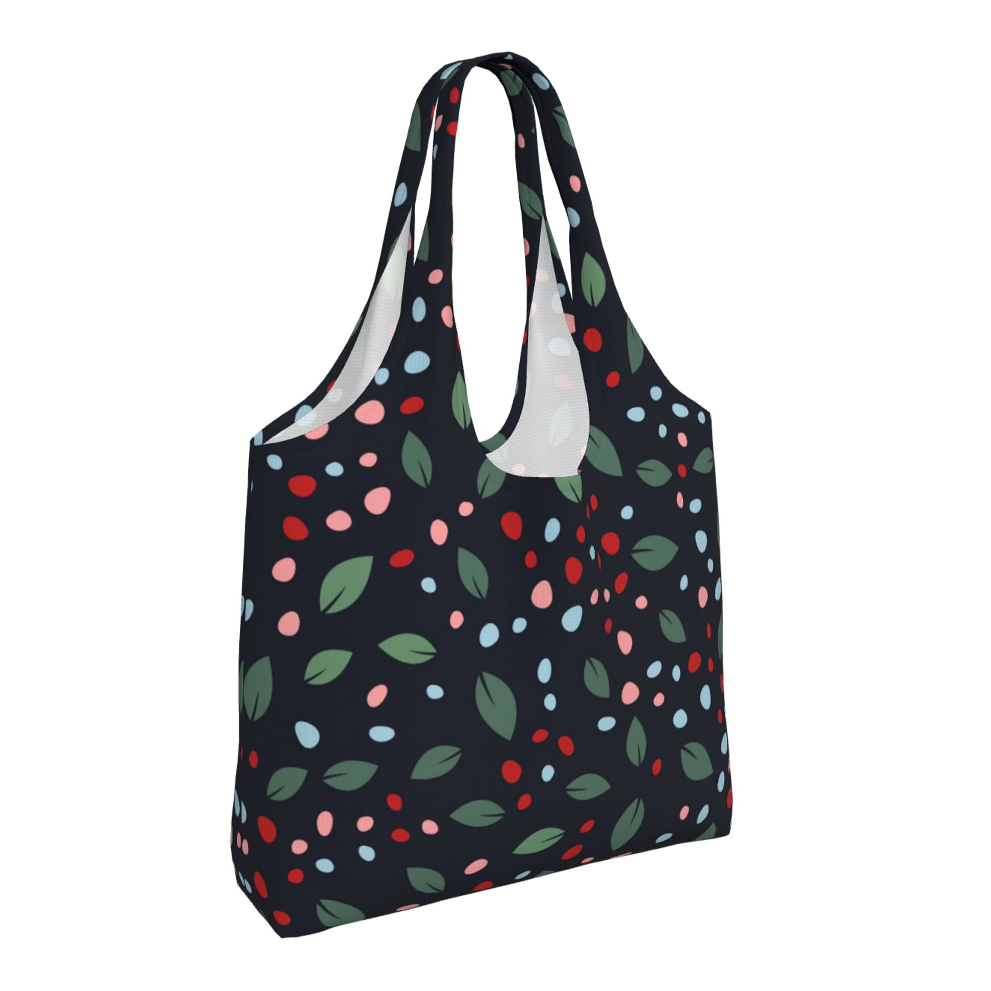 Leaves Patterns Canvas Tote Pocket For Women,Totes Bag With Pattern For ...