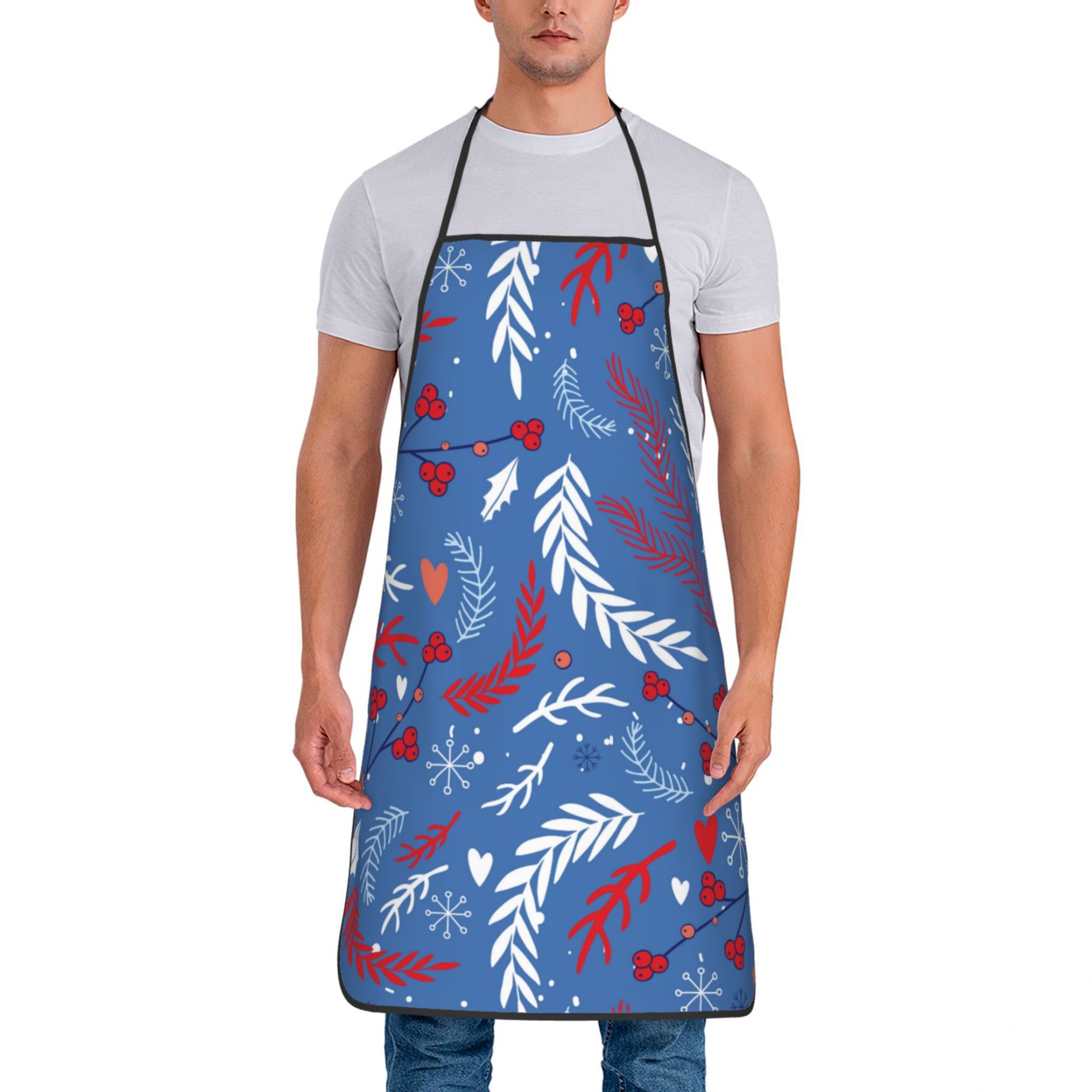 Leaves Seamless background (8) Aprons for Women Men Waterproof Apron ...