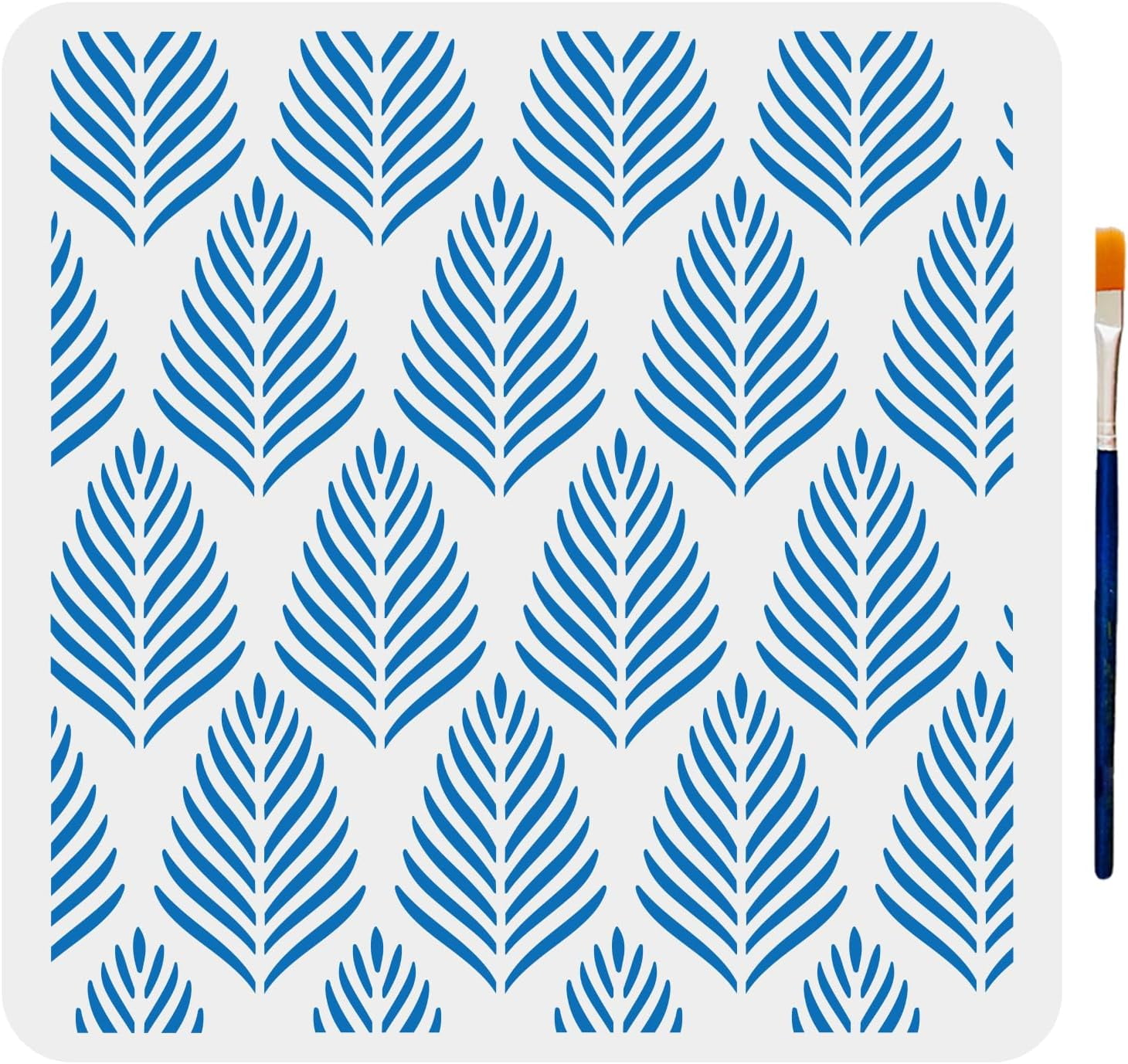 Leaves Templates Abstract Leaf Stencil Reusable Leaf Painting Stencil ...
