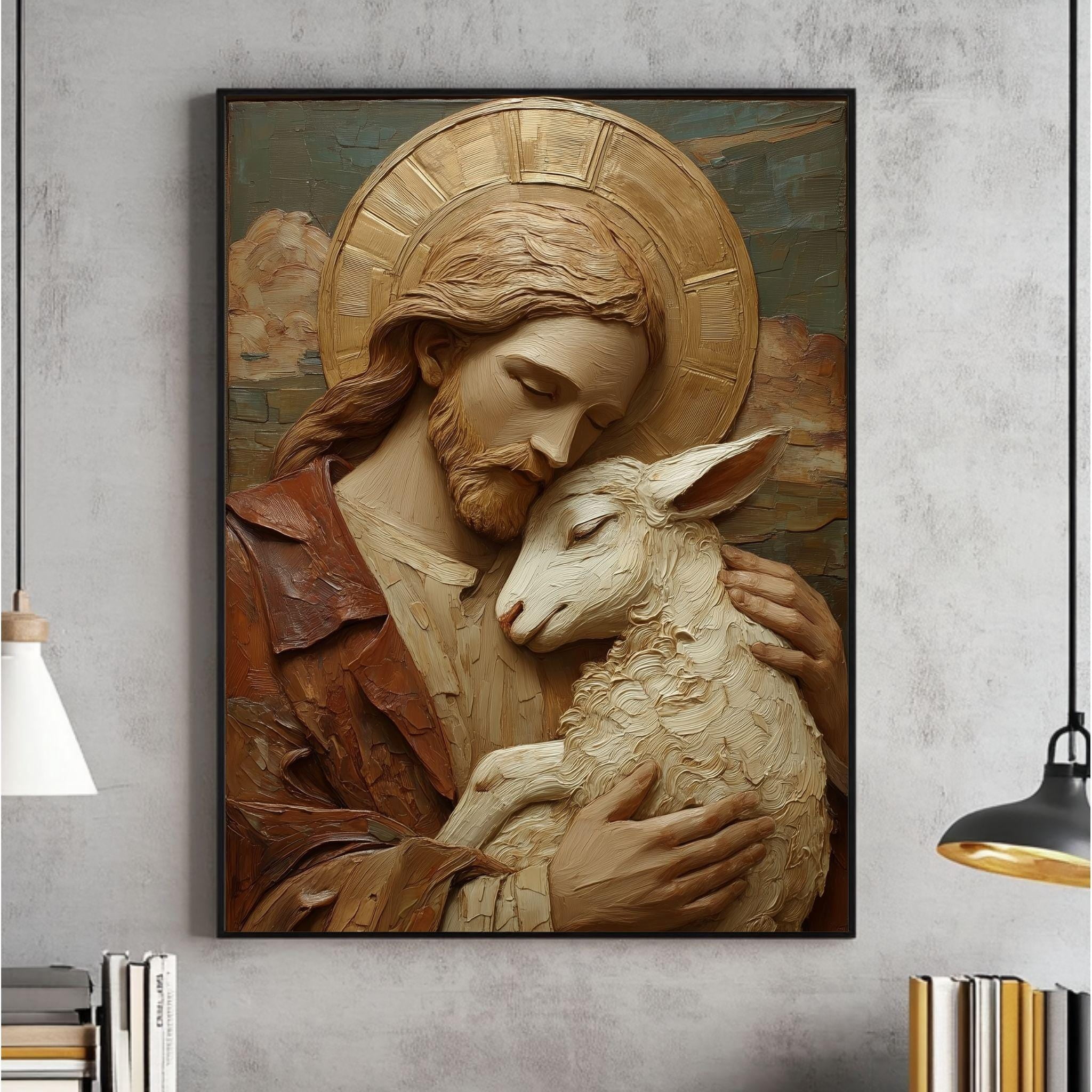 Leaves The 99 Jesus Wall Art Catholic Print Room Decor Christian Poster ...