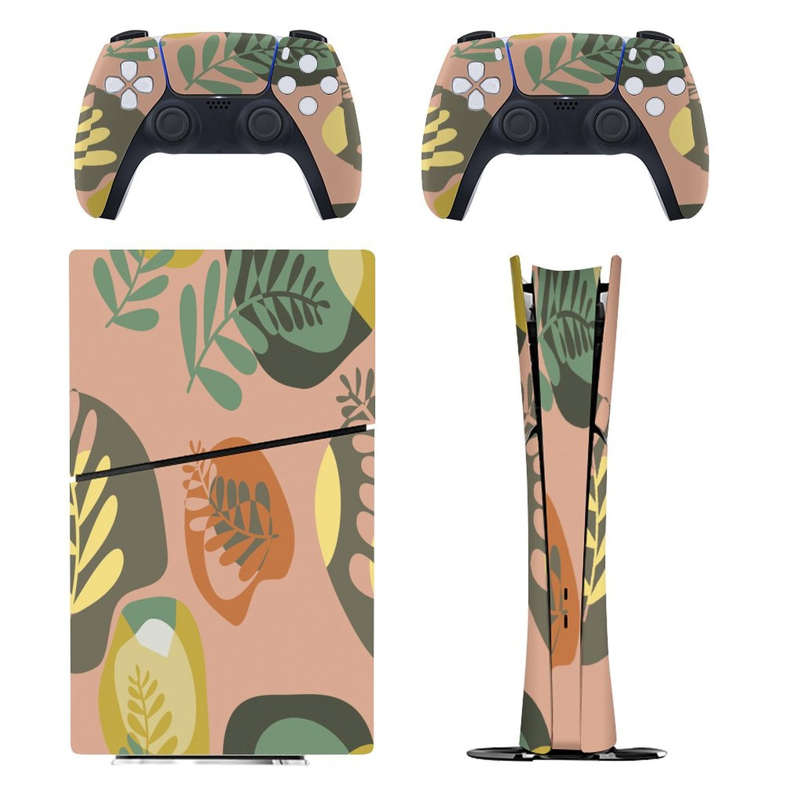 Leaves, Tropical PS5/PS5 Slim Digital Disc Skin Sticker For Console And ...