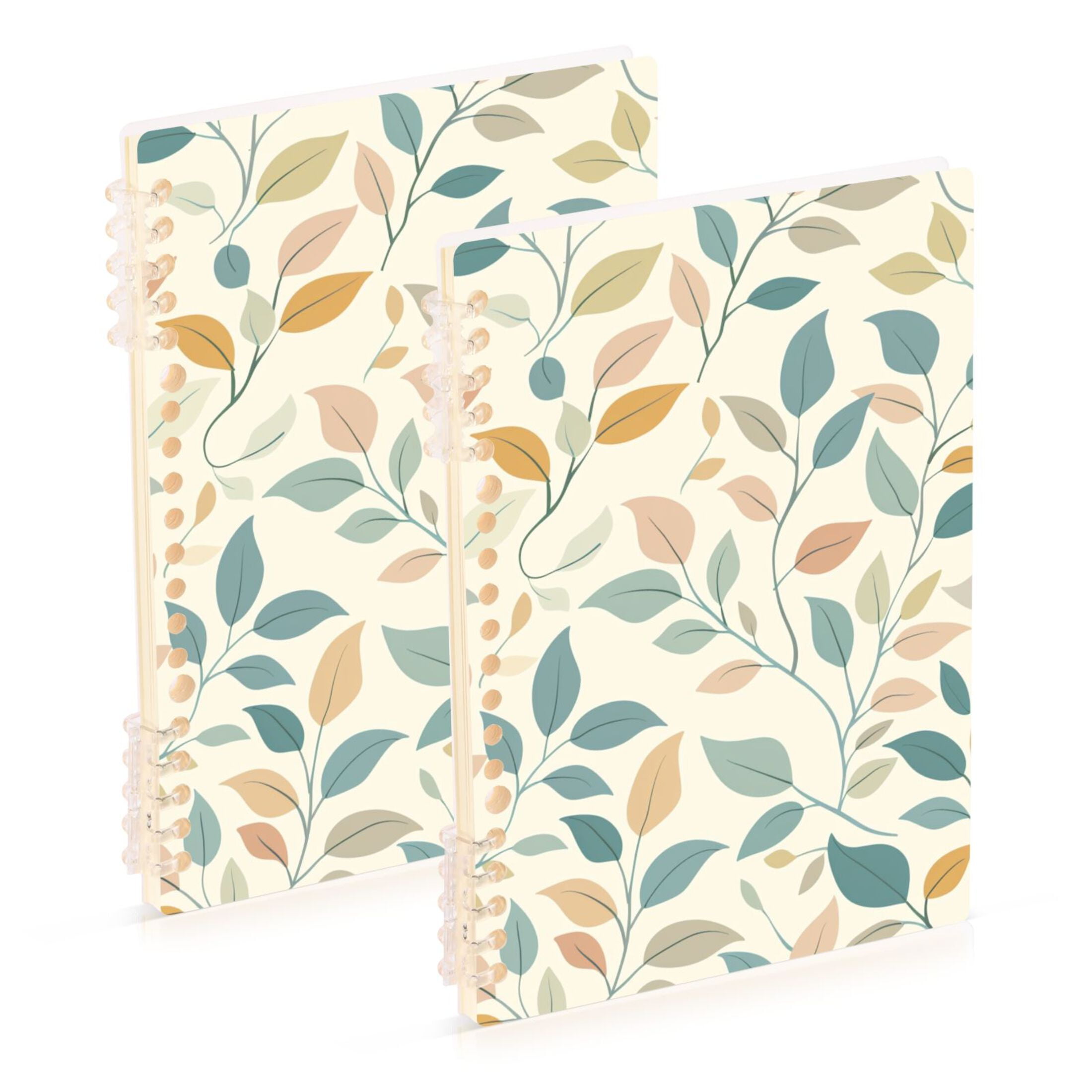 Leaves Vines Ring Binder Notebook Journey Note Diary College Ruled ...