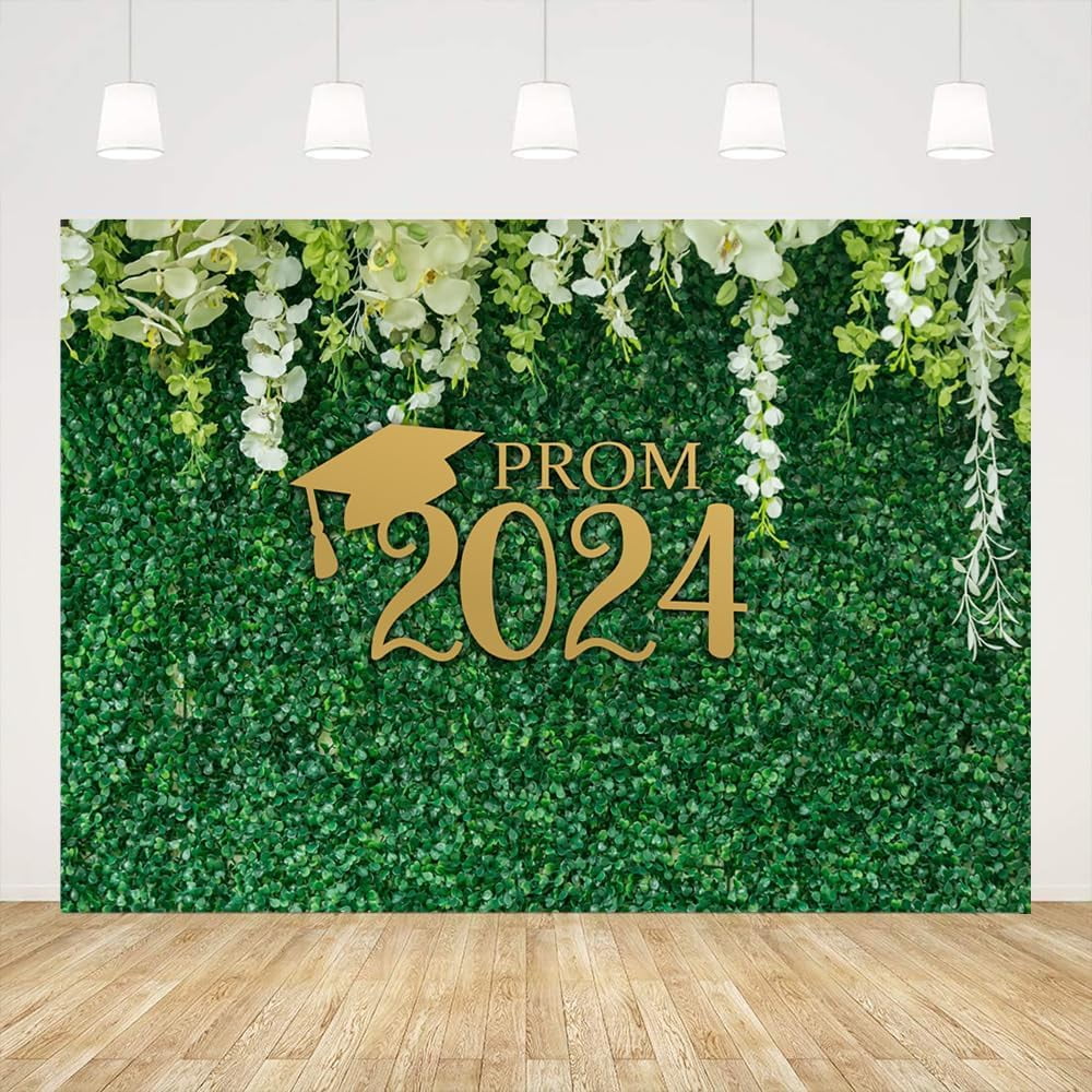 Leaves Wall Prom 2024 Congrats Grad Backdrop Class of 2024 ...