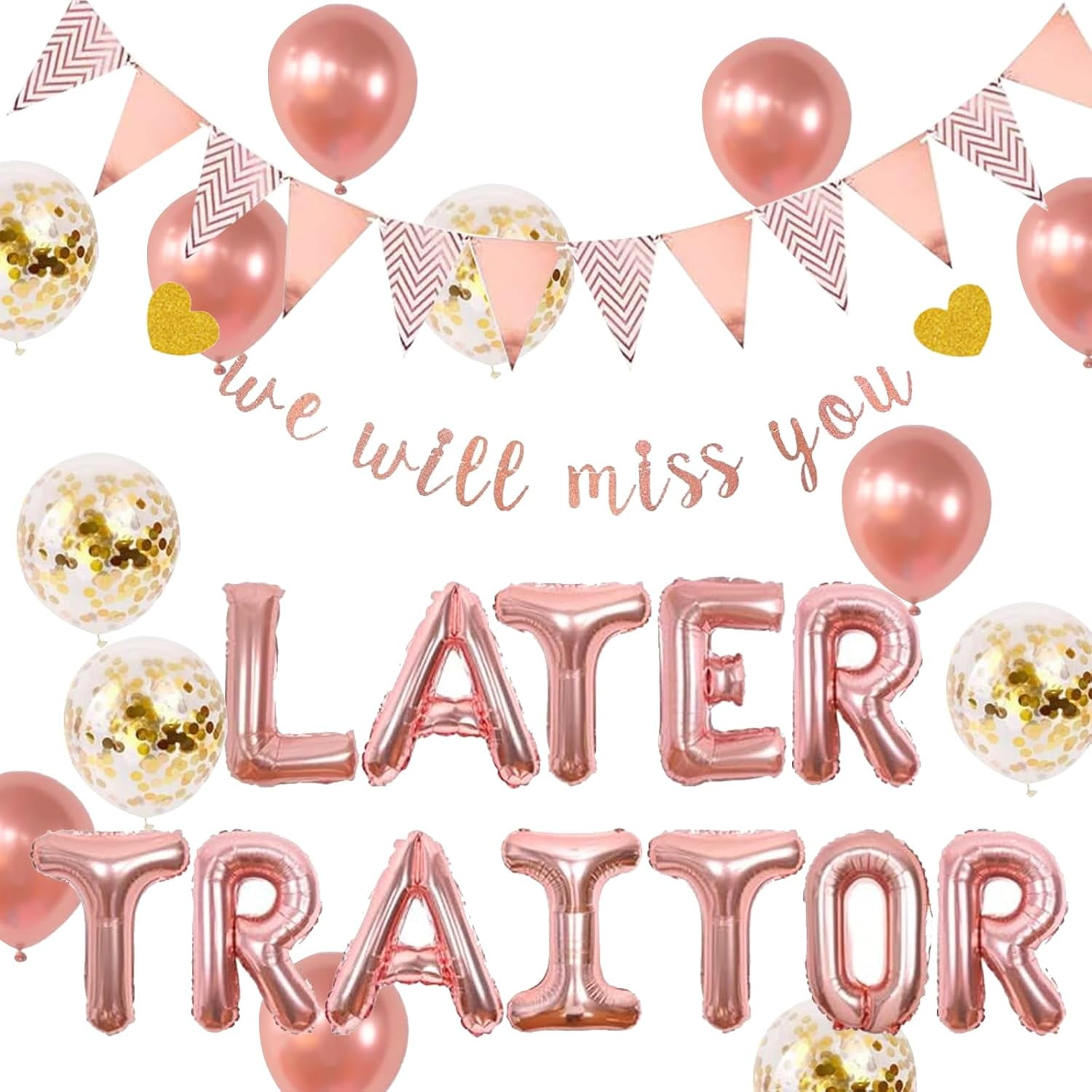 Leaving Party Decorations Set, We Will Miss You Decorations, Office ...