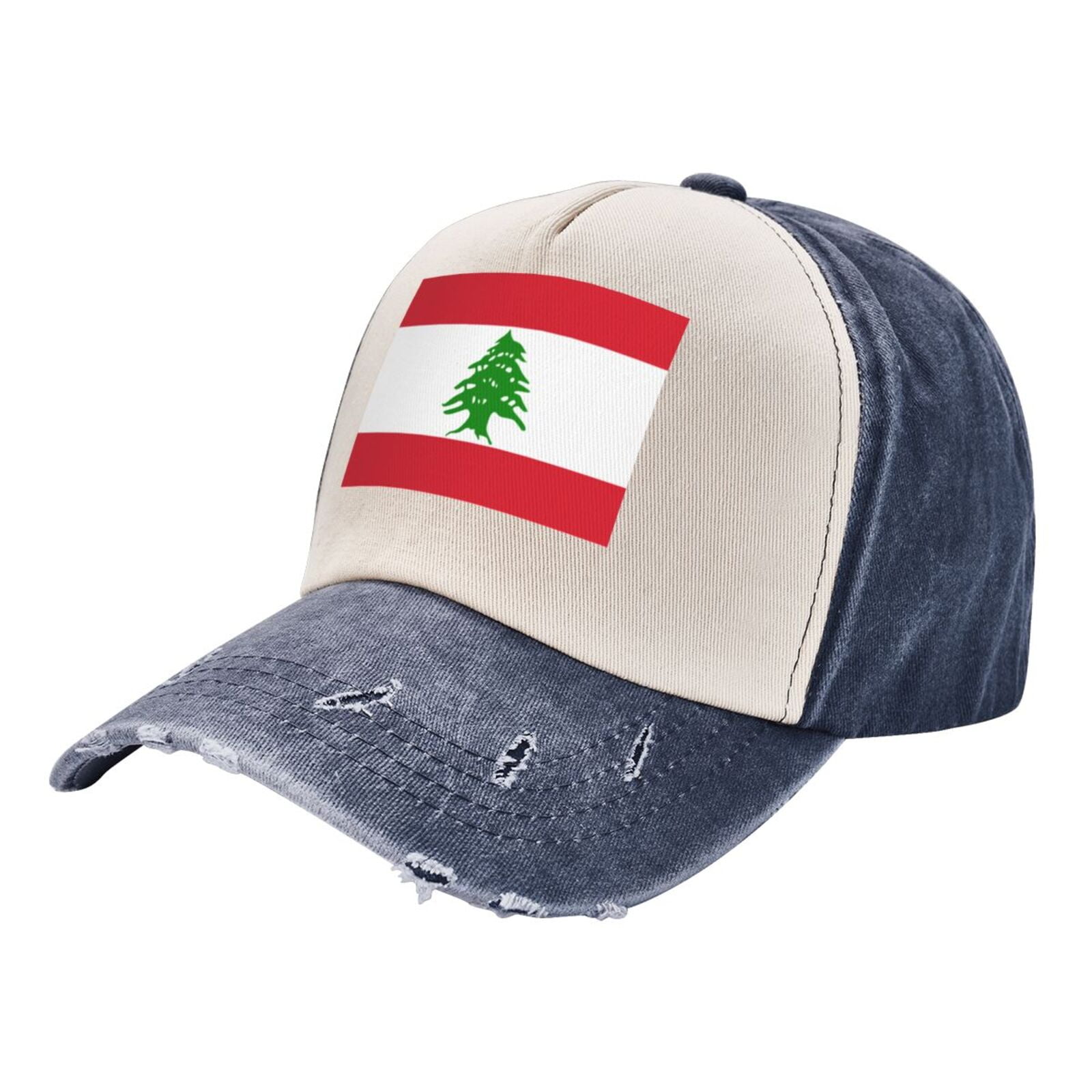 Lebanese-Flag Distressed Baseball Cap Dad Hats for Men Women Vintage ...