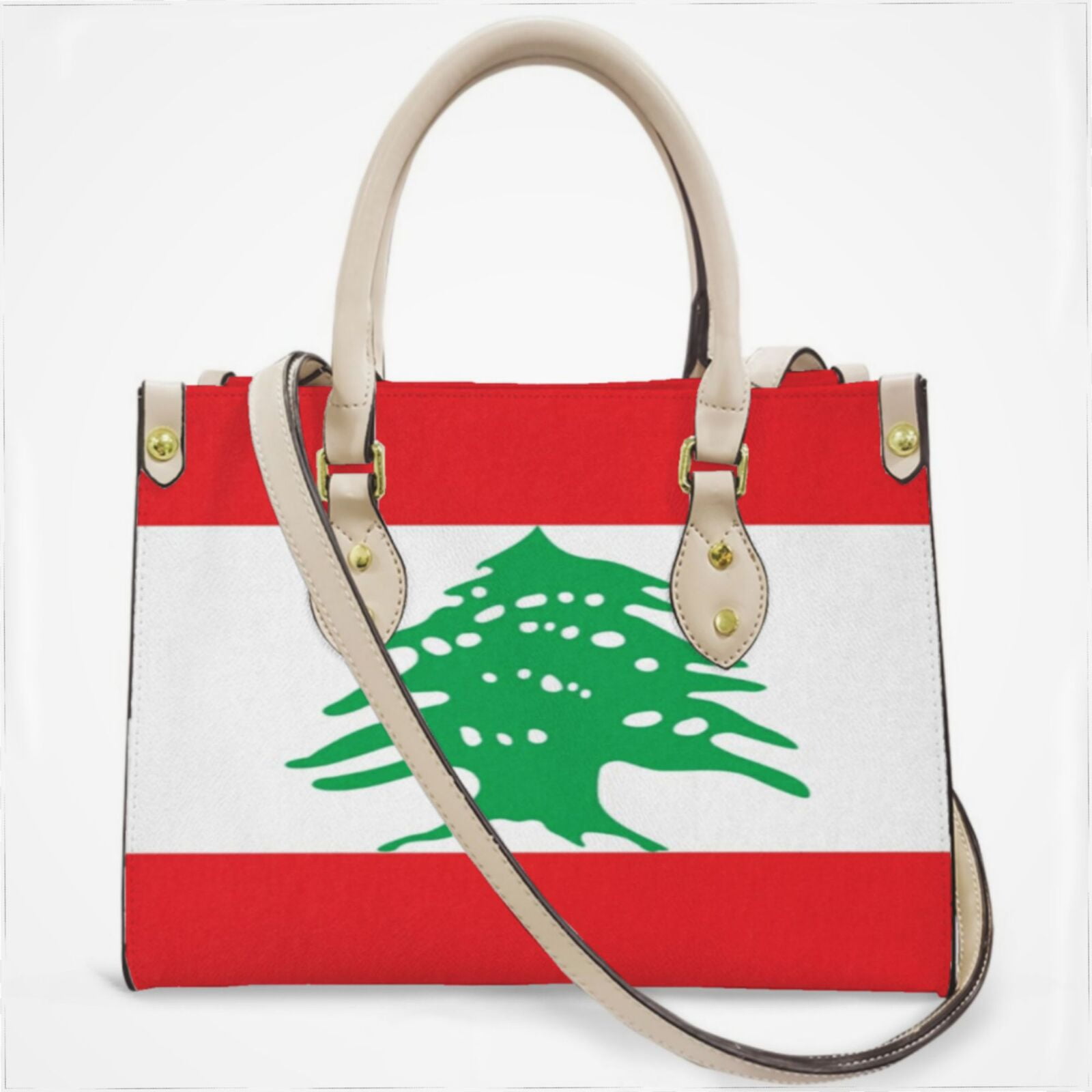 Lebanese Flag Of Lebanon Cross Body Bags For Women Small Leather Female ...