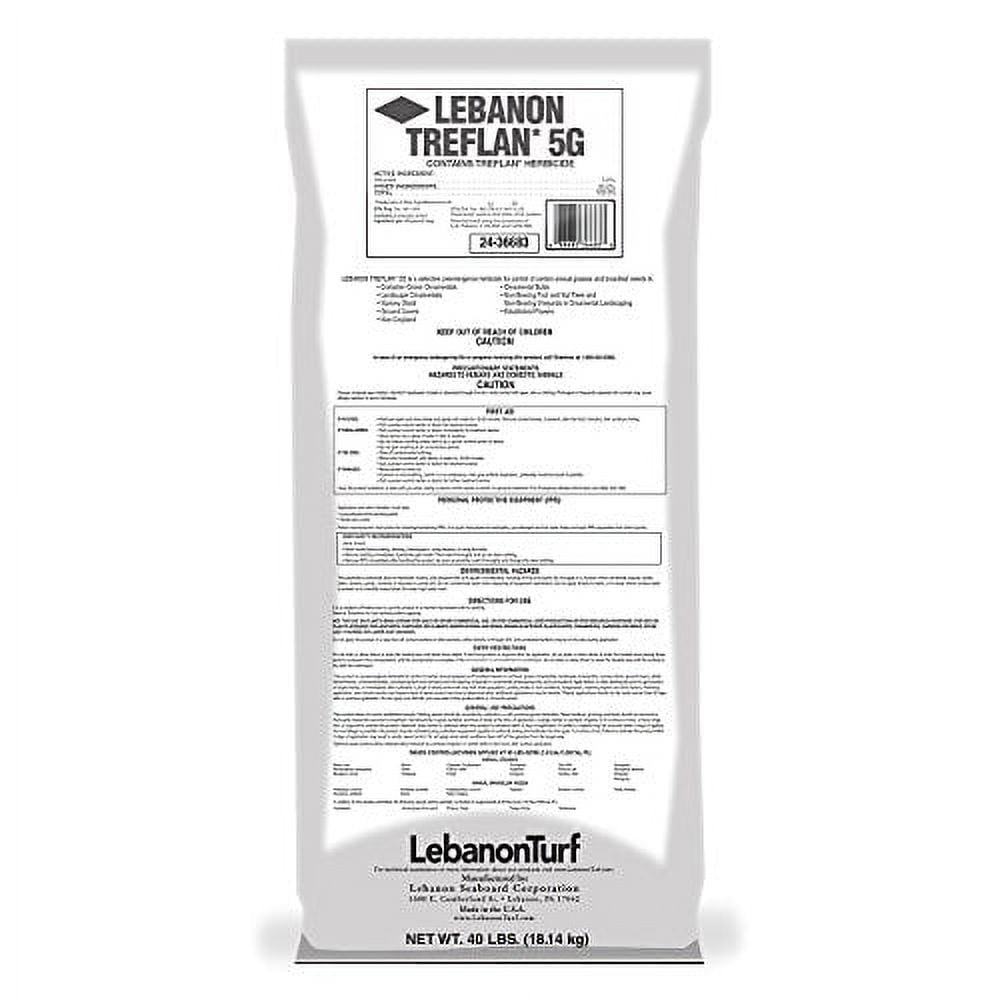 Lebanon 2436683 TREFLAN 5G Weed Preventer, 40 lb - Walmart.com