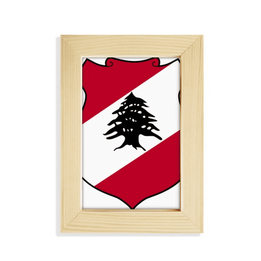Lebanon Asia National Emblem Desktop Display Photo Frame Picture Art ...