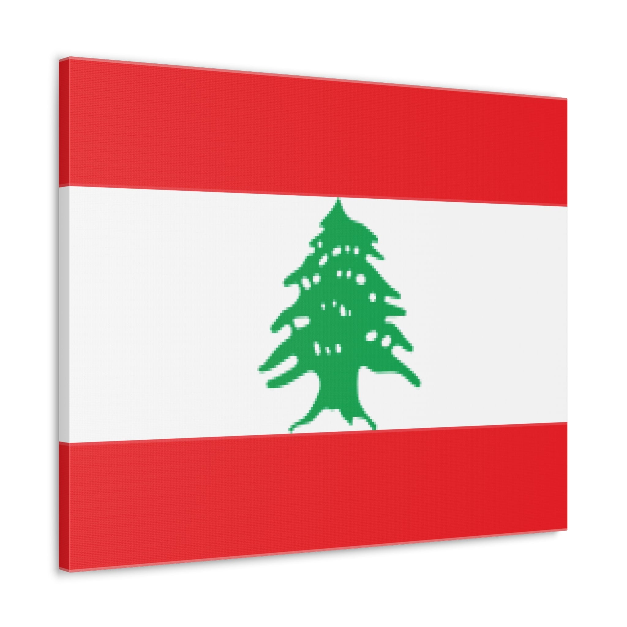 Lebanon Country Flag Canvas Vibrant Wall Art Unframed Home Decor ...