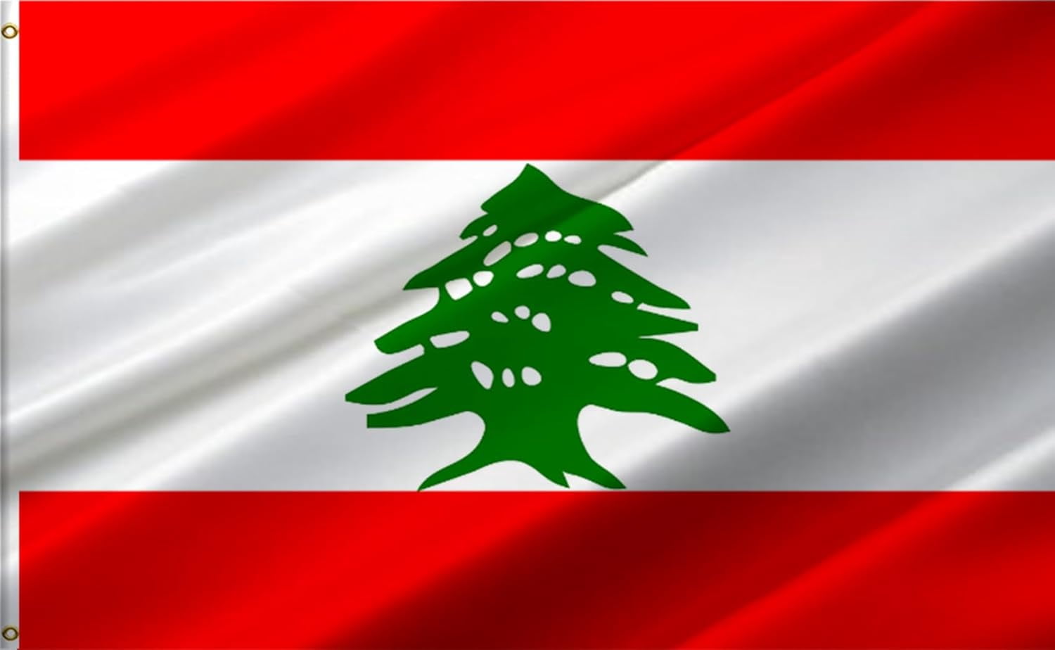 Lebanon Flag 3X5 ft,the Lebanese Republic Flags ,Sturdy Double Stitched ...