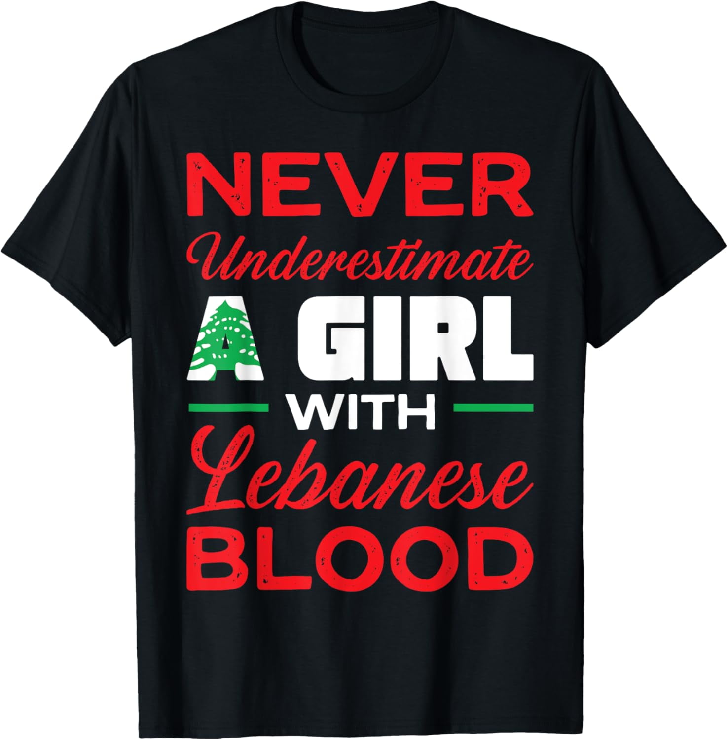 Lebanon Flag Beirut Lobnan Lover Lebanese Girl Women Lebanon T-Shirt ...