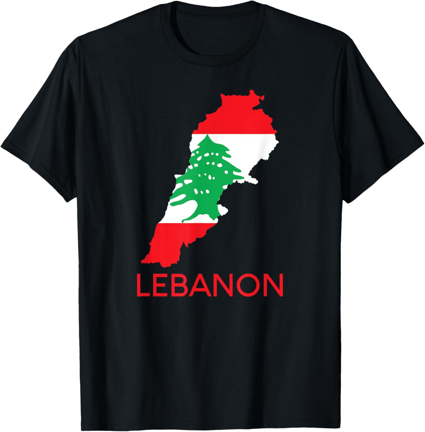 Lebanon Flag Cedar Tree Beirut Lebanese Arabic Arab Islam T-Shirt ...
