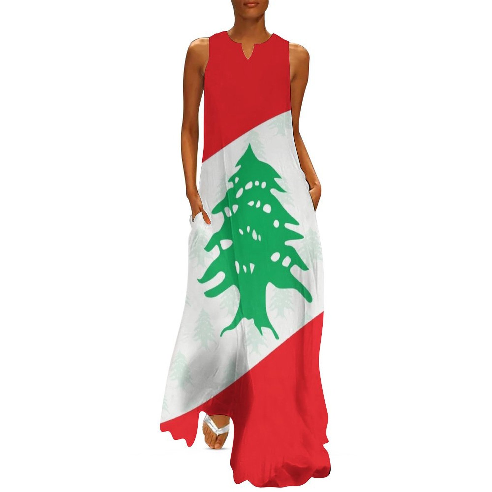 Lebanon flag Long Dress Party dresses for women Dance dresses - Walmart.com