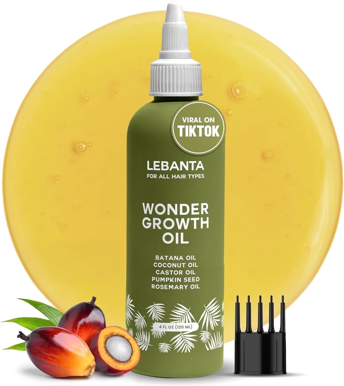 Lebanta Batana Oil for Hair Growth - 100% Pure Natural Blend with ...