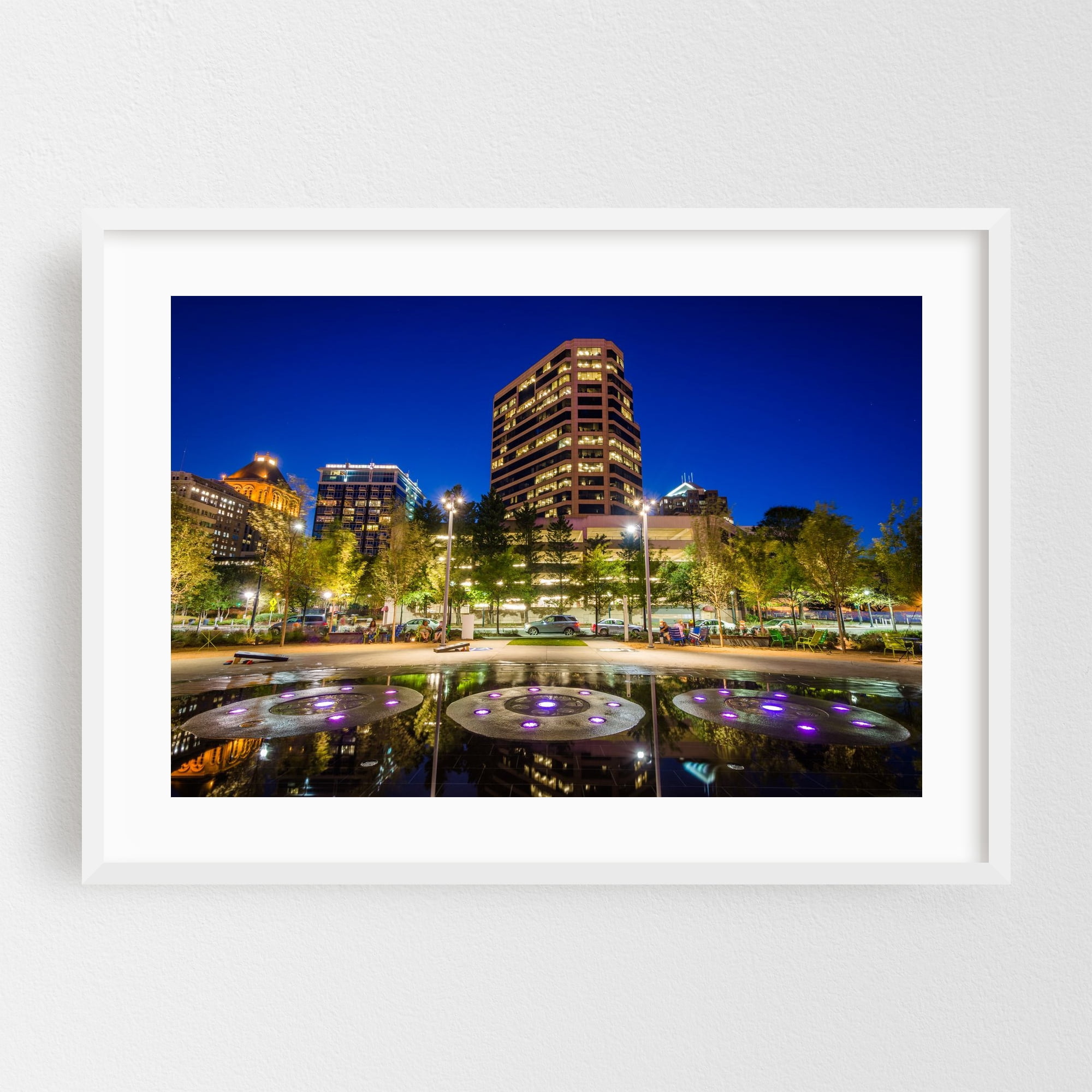 Lebauer Fountains - Greensboro North Carolina Photography Cityscape ...