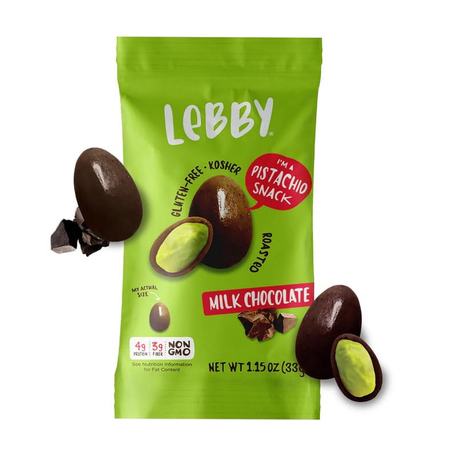 Lebby Chocolate Covered IRF13 Pistachios, Irresistibly Delicious ...