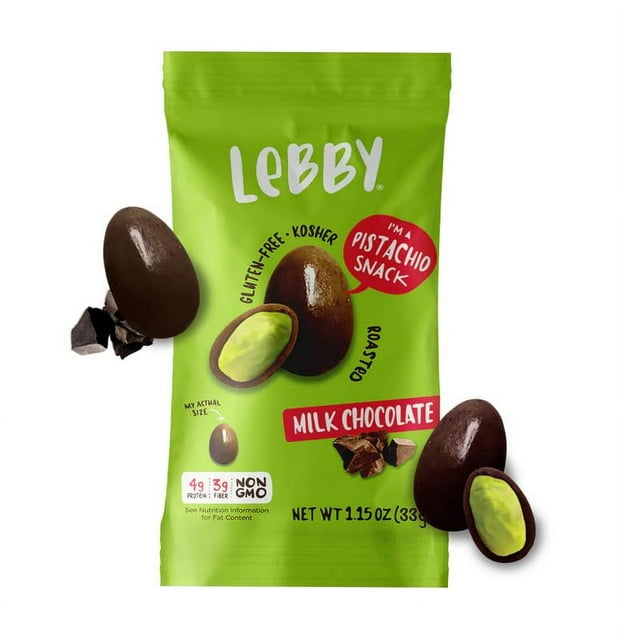 Lebby Chocolate Covered IRF13 Pistachios, Irresistibly Delicious ...