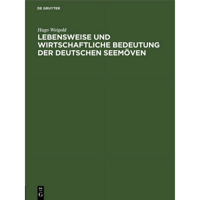 Lebensweise Und Wirtschaftliche Bedeutung Der Deutschen Seemöven ...