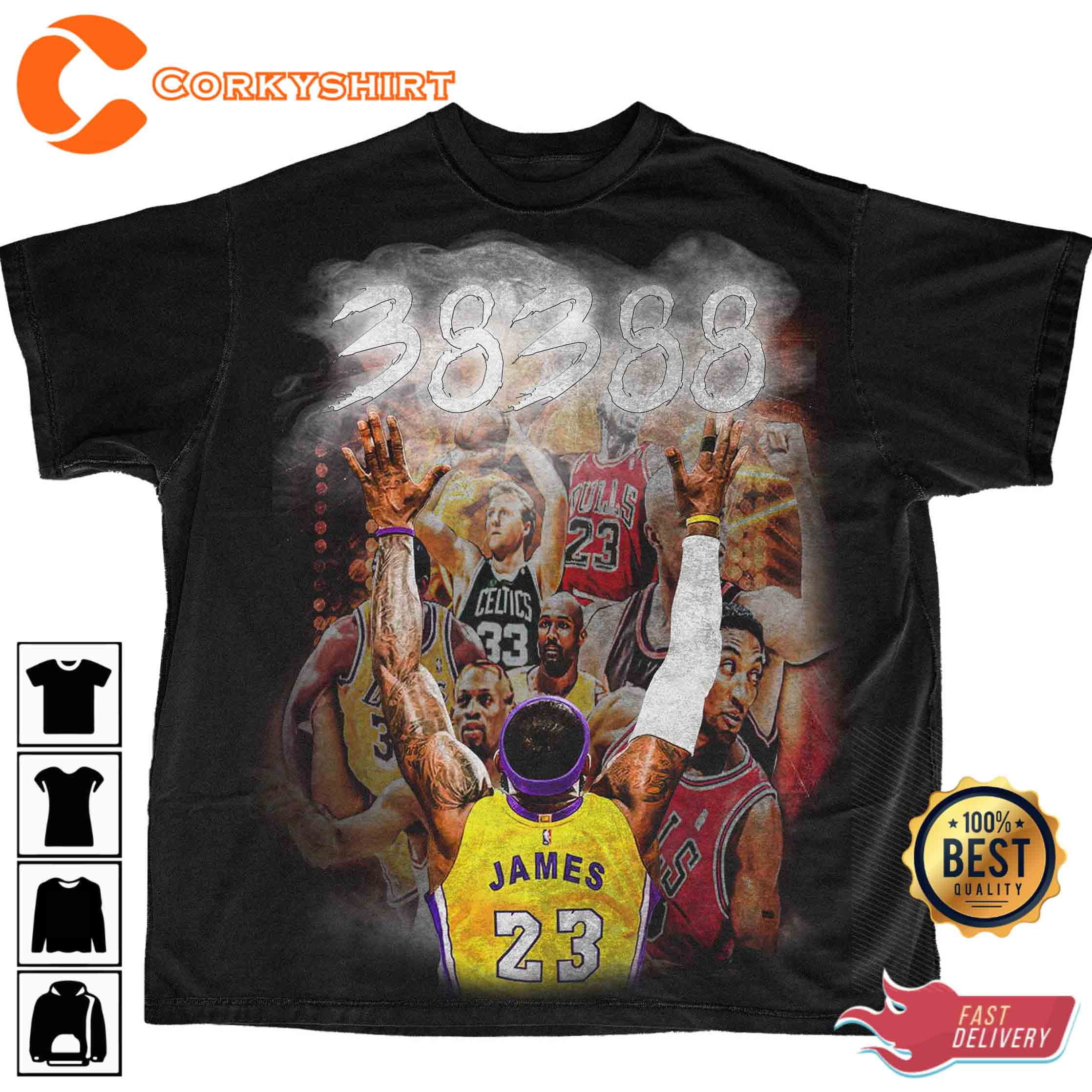 Lebron James All-time Scoring King T-shirt Basketball - Walmart.com
