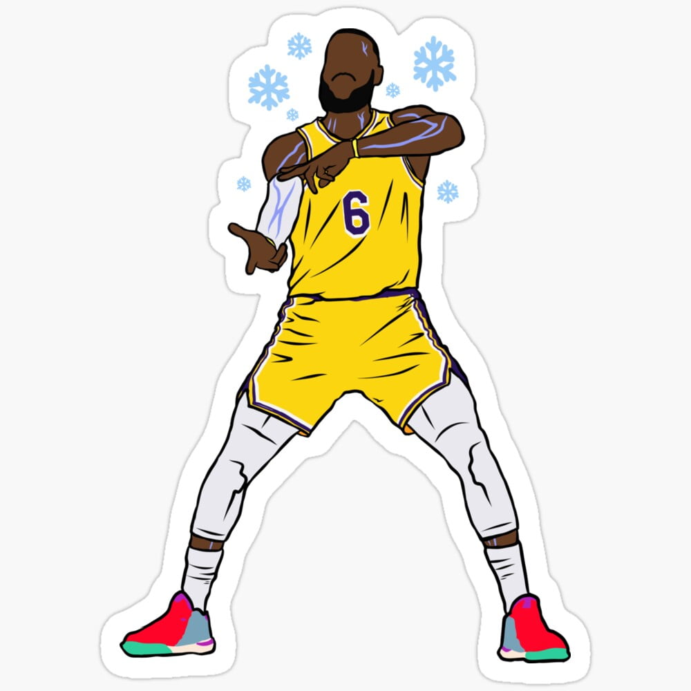 Lebron James Ice In My Veins Sticker Phone Decal Water Bottle Stickers ...