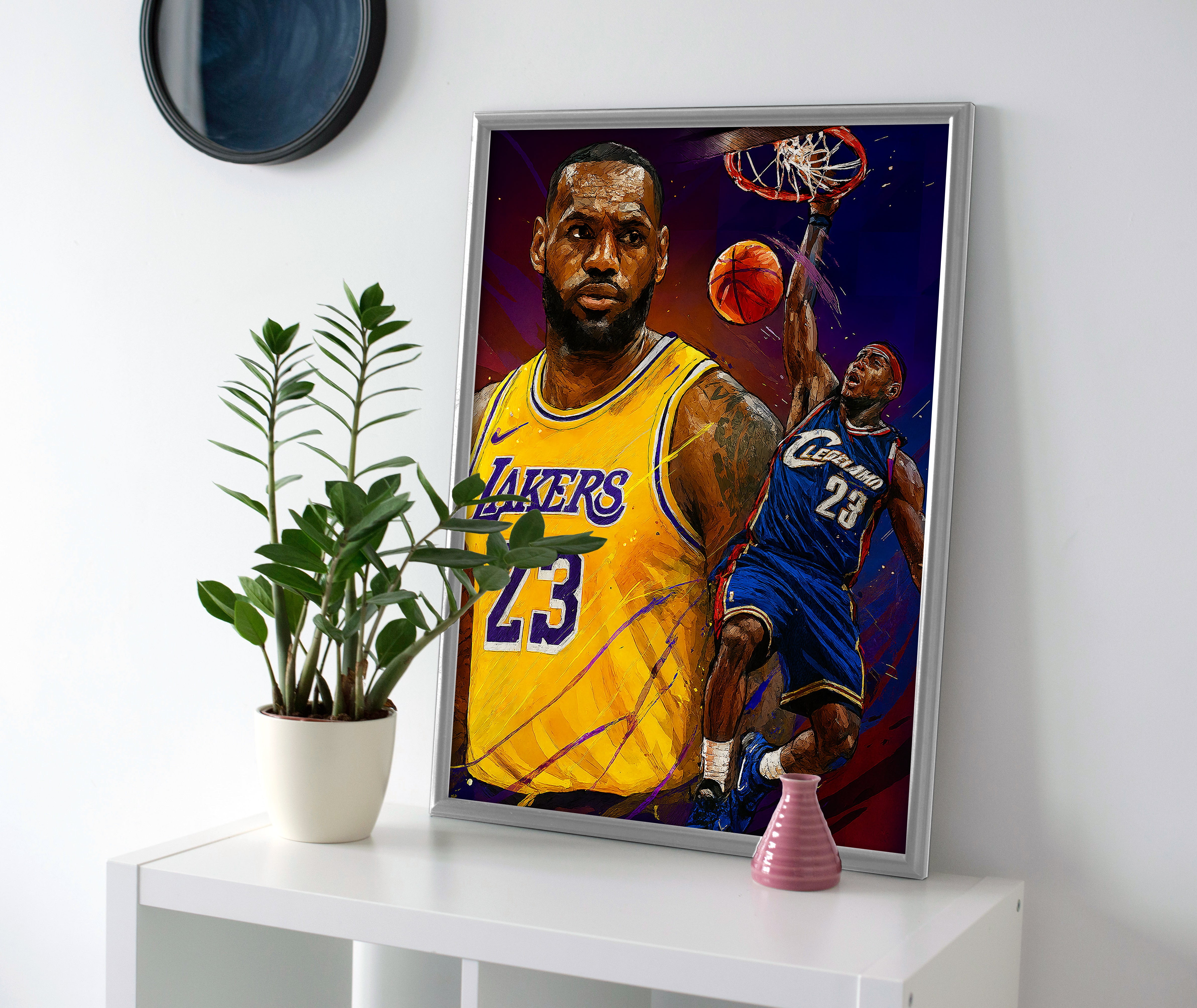 Lebron James Legend Poster or Wrapped Canvas - Walmart.com