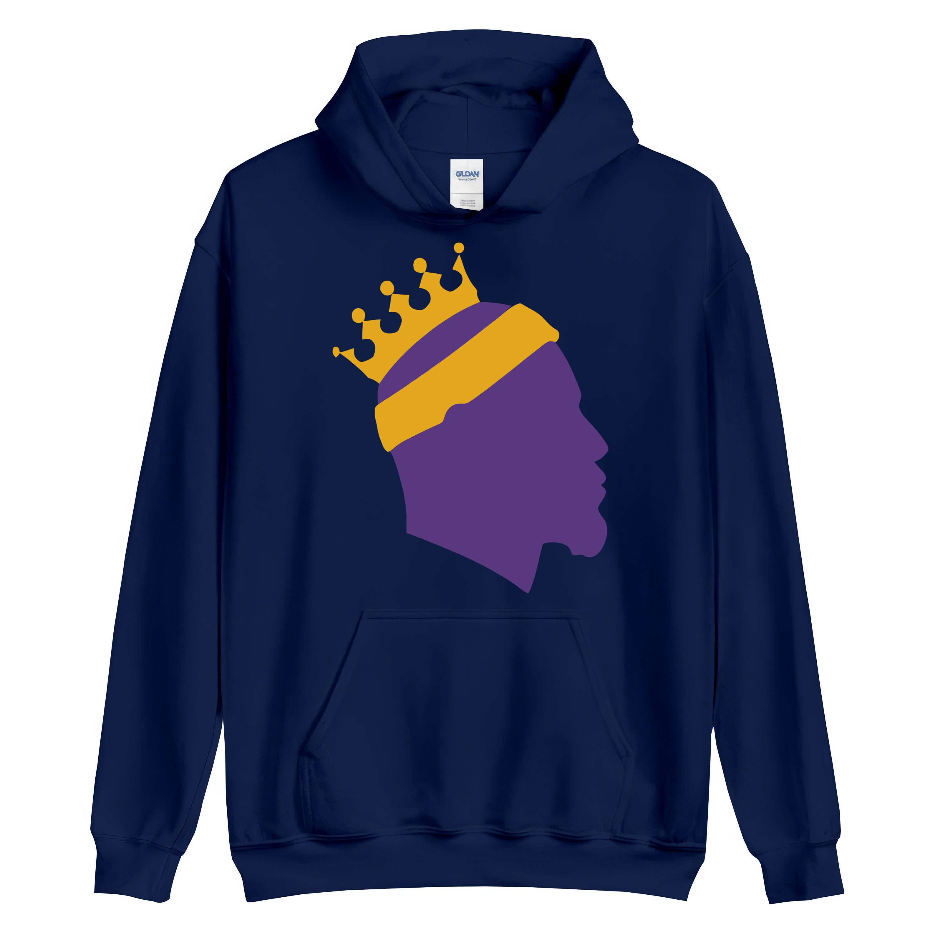 Lebron James Los Angeles LA-BRON Purple & Gold The King Crown Pro ...