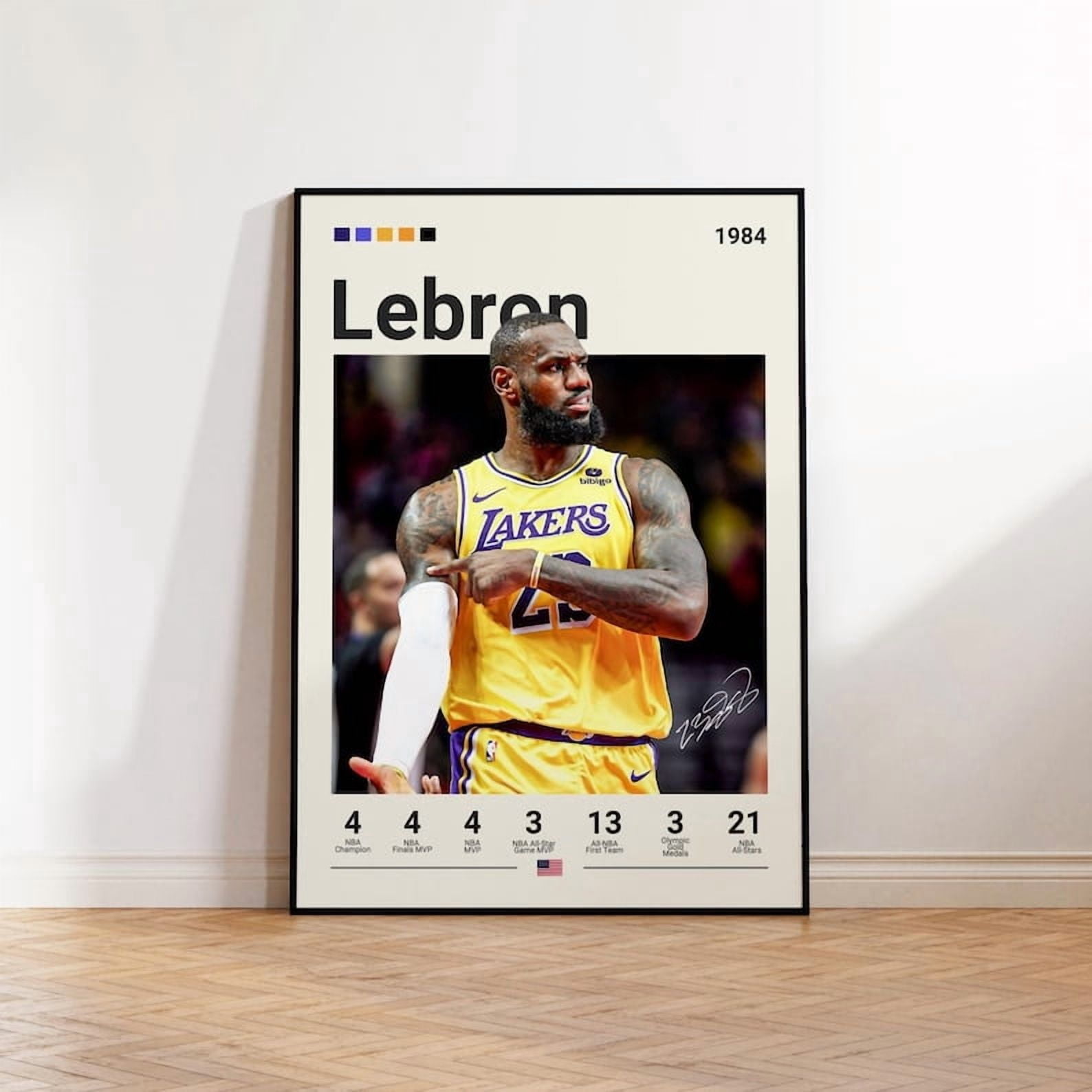 Lebron James Poster, LA Lakers Poster, Gift For Lebron Fan, NBA Poster ...