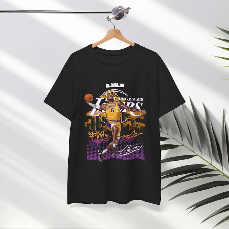 Lebron James Shirt, Lebron James Lakers, Lebron James Memorabilia ...