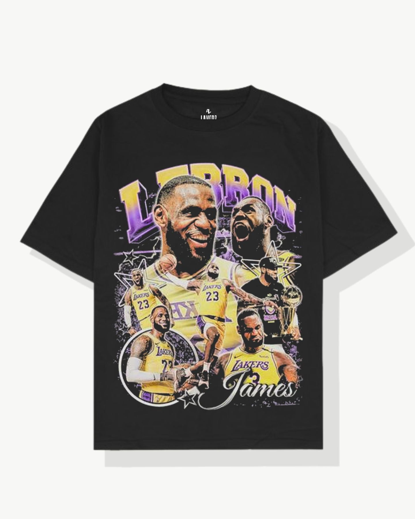 Lebron James Tee Laverz T Shirt Unisex, Color: Charcoal, Size: L ...