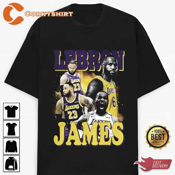 Lebron James Vintage Bootleg 90s T-shirt - Walmart.com Lebron James Vintage Bootleg 90s T-shirt - Walmart.com