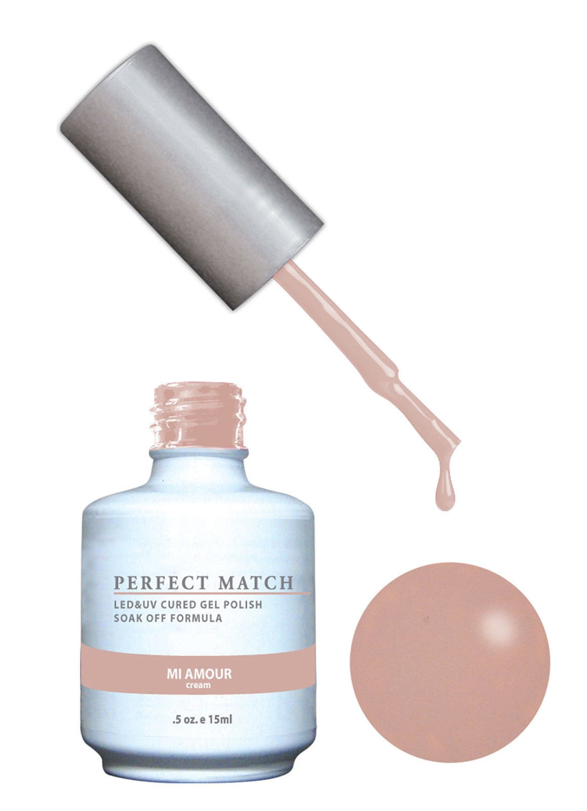 Lechat Perfect Match Gel + Polish 0.5 oz PMS110 Mi Amour - Walmart.com