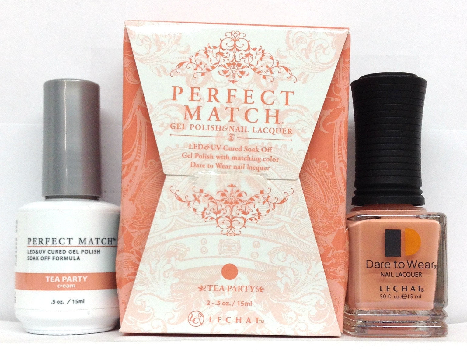 Lechat Perfect Match Gel Polish + Matching Nail Polish PMS225 Tea Party ...