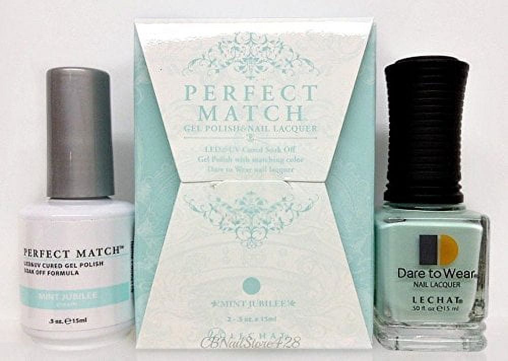 Lechat Perfect match Duo Gel Lacquer Mint jubilee PMS116 - Walmart.com
