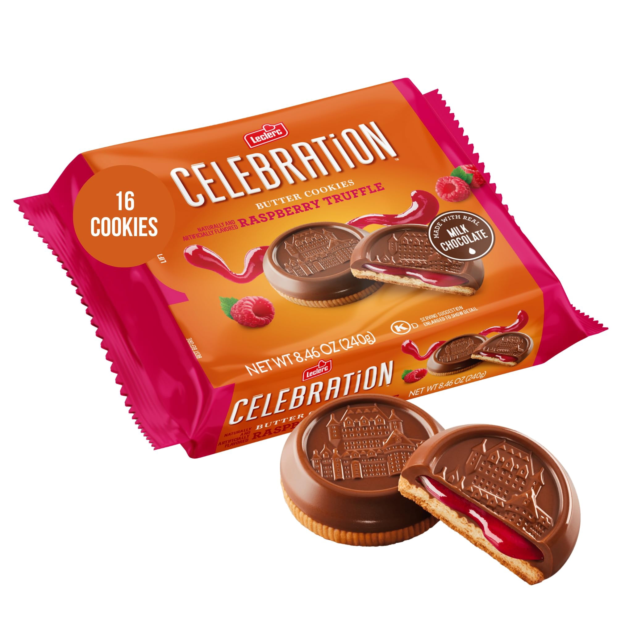 Leclerc Celebration Butter Cookies VTF5 with Raspberry Truffle and Milk ...