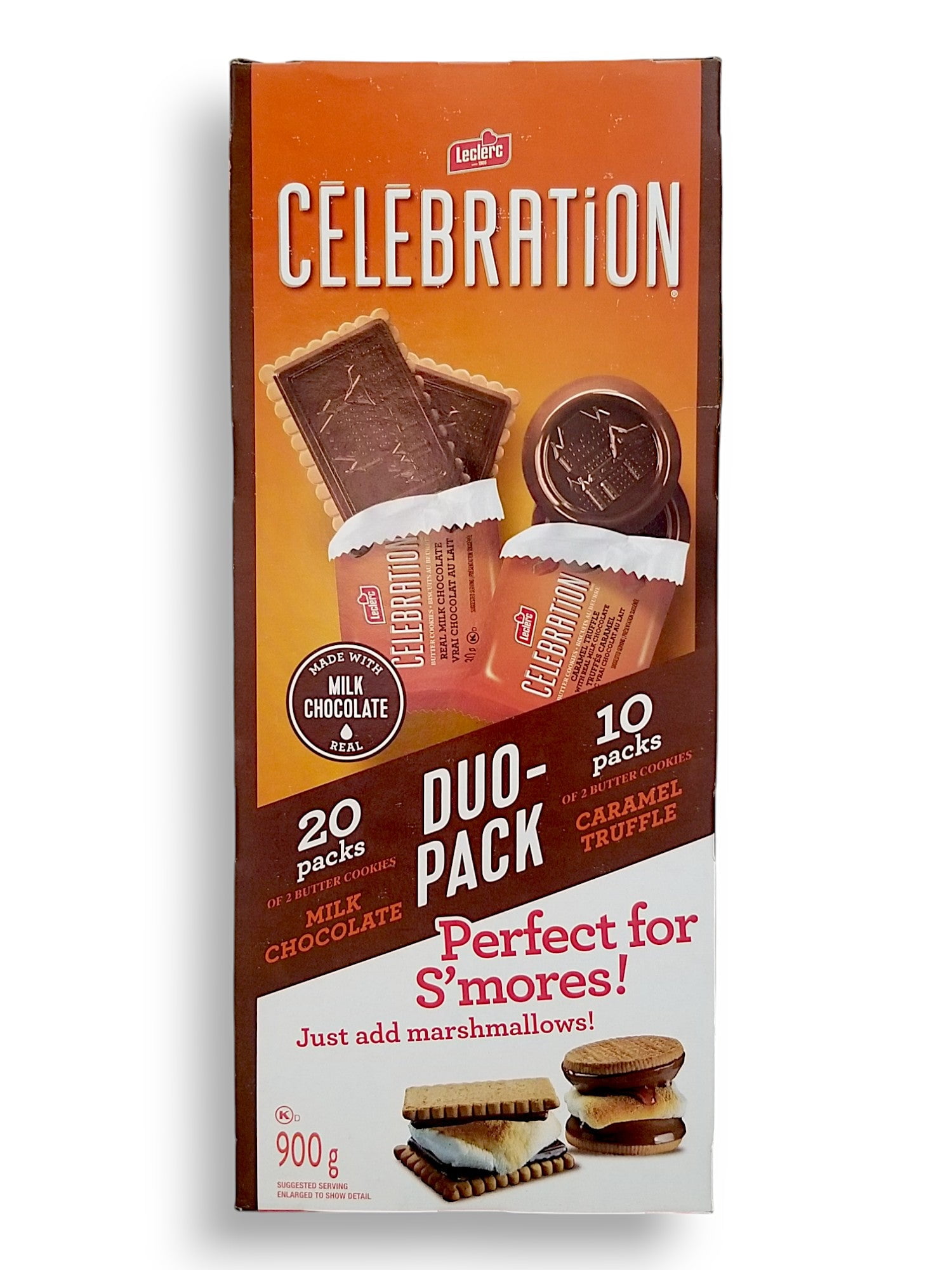 Leclerc Celebration Duo-Pack, Milk Chocolate & Caramel Truffle Milk ...