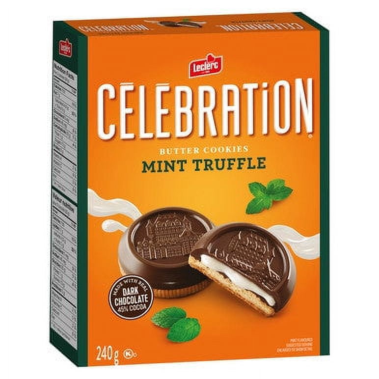 Leclerc Celebration Mint Truffle Cookies, 240g/8.5 oz - Walmart.com