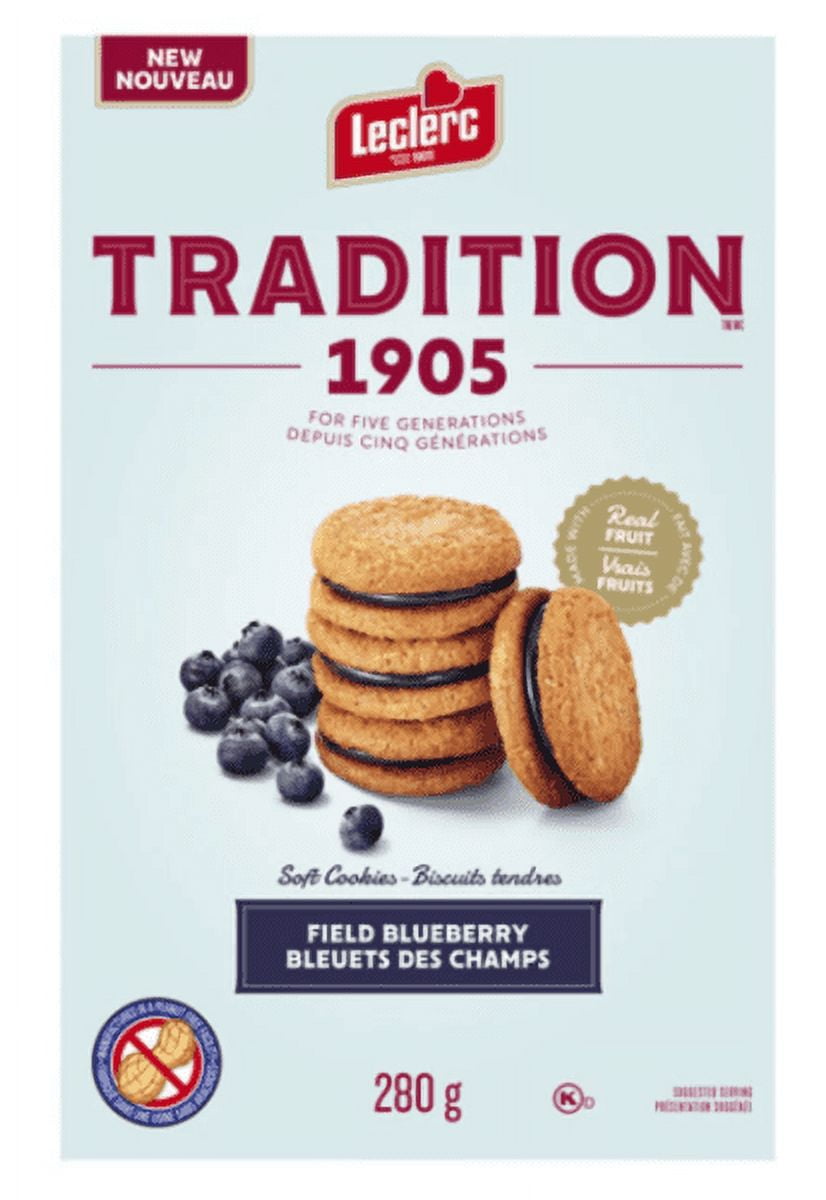 Leclerc Tradition 1905 Cookies Field Blueberries 280g - Walmart.com