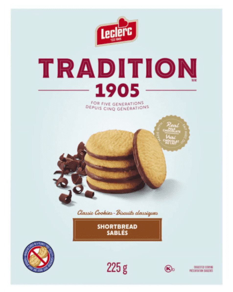 Leclerc Tradition Shortbread Coated Milk Chocolate Cookies 225g ...
