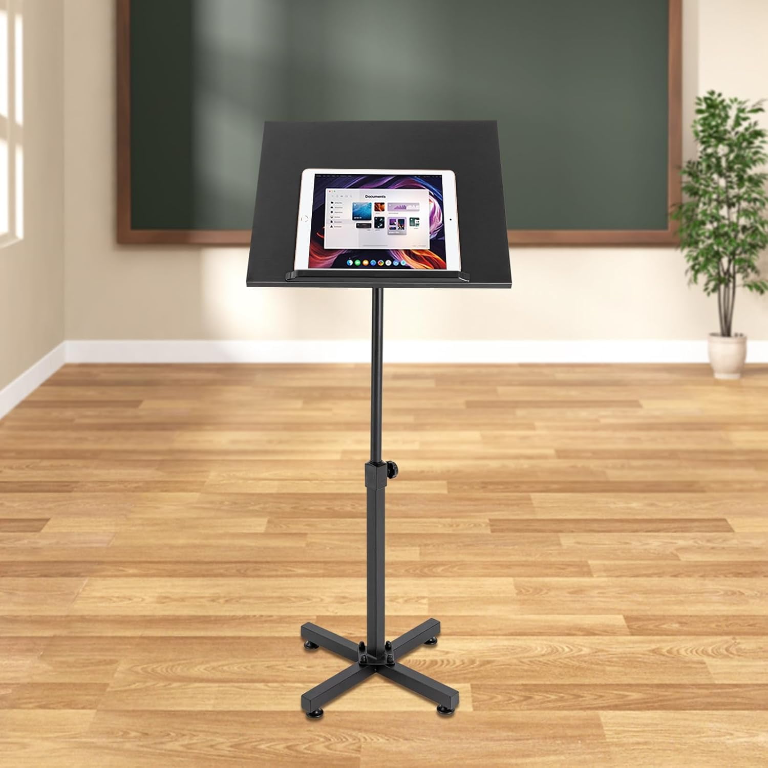 Lectern Podium Stand Height Adjustable Laptop Table Portable ...