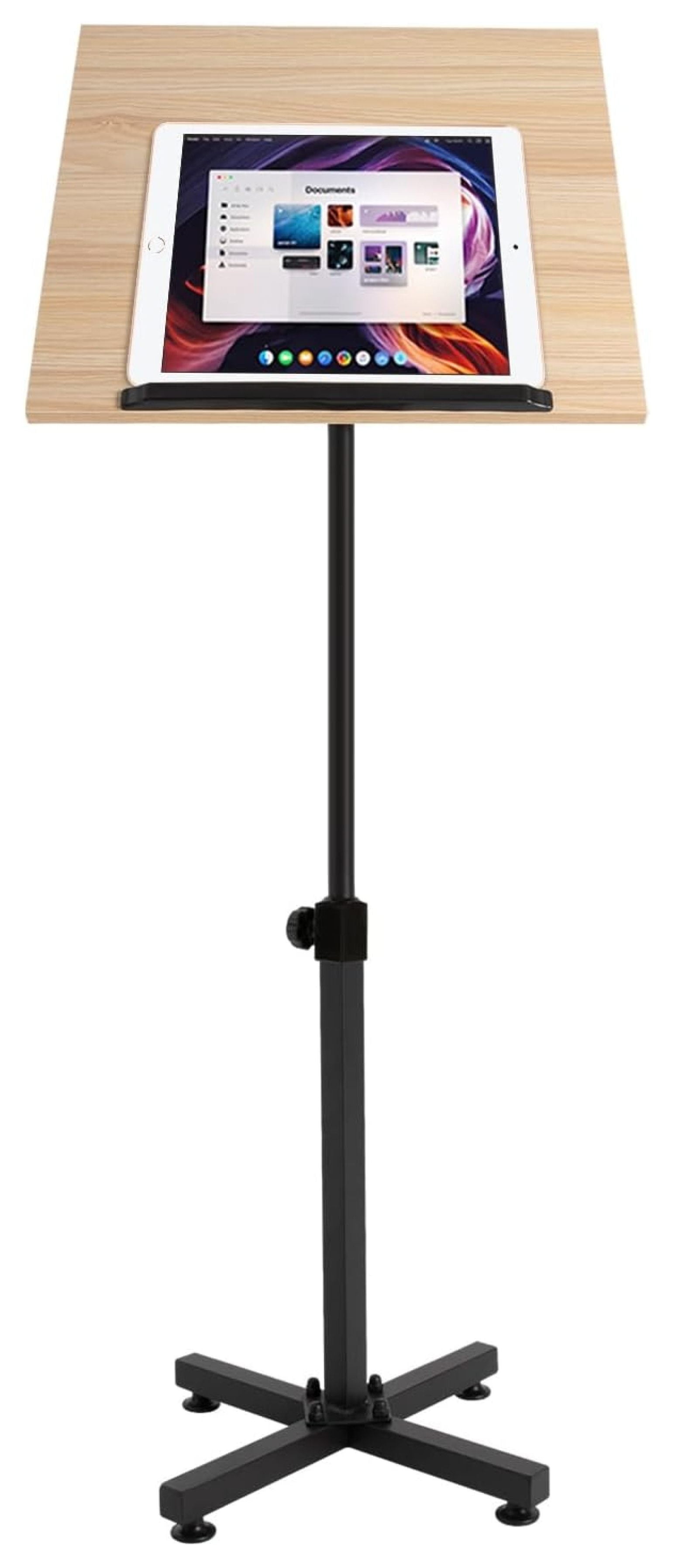 Lectern Podium Stand, Height Adjustable Portable Presentation Table ...