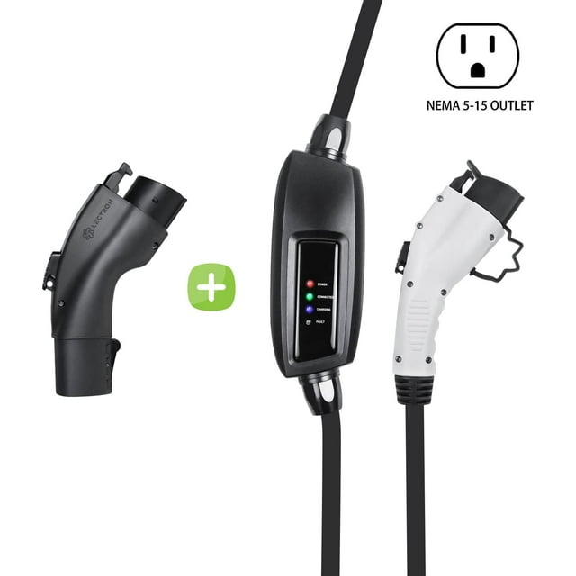 Lectron Bundle - J1772 NEMA 5-15 Plug 16 Amp Electric Vehicle (EV ...