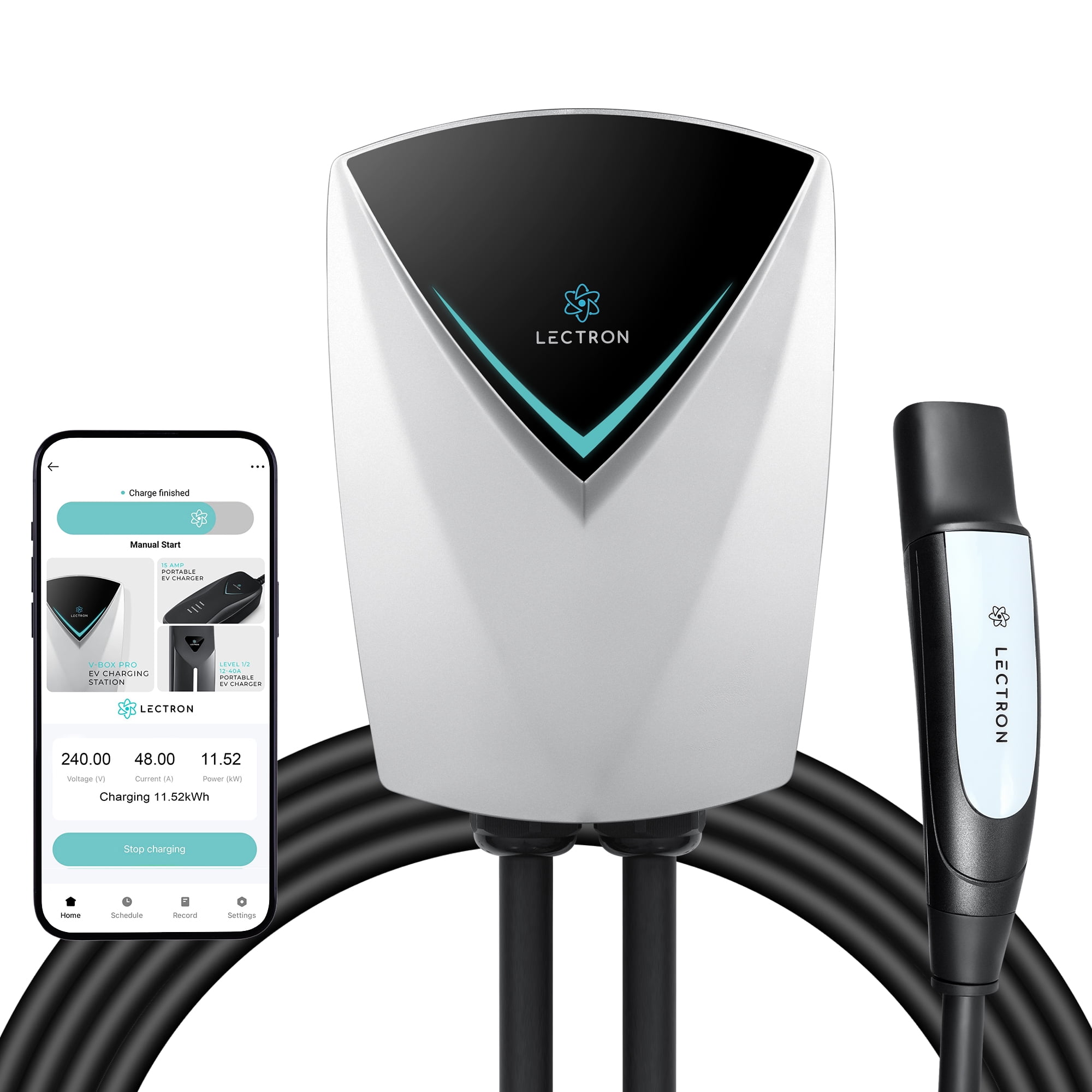 Lectron Tesla (NACS) V-Box Pro Electric Vehicle Charging Station (WiFi ...