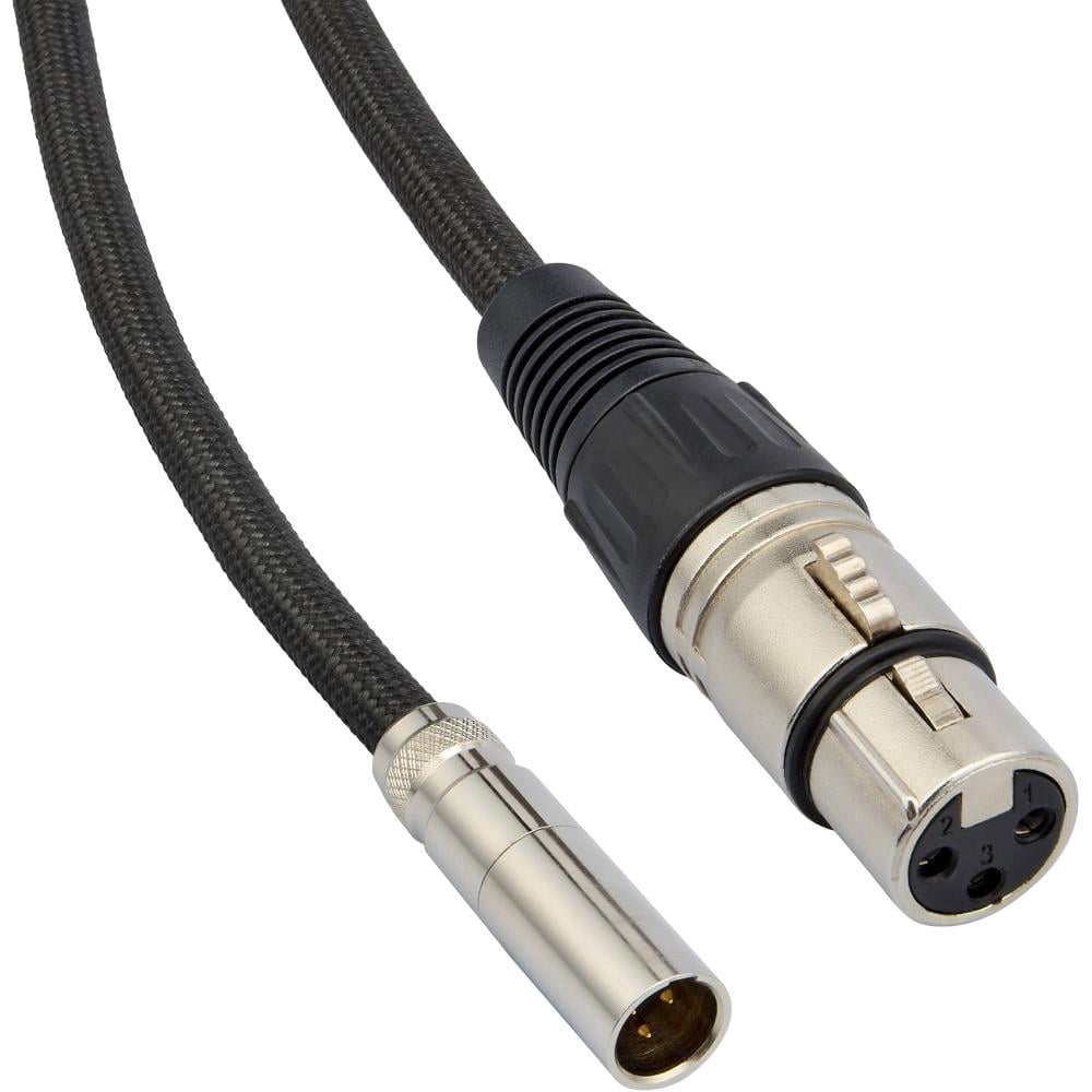 Lectronify Mini-XLR Male to XLR Female Audio Cable (16") – Compatible ...