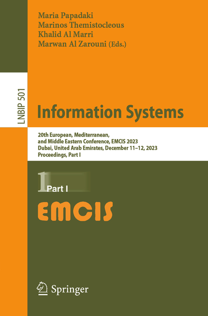 Lecture Notes In Business Information Pr Information Systems 20th European Mediterranean And