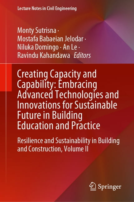 Lecture Notes in Civil Engineering Creating Capacity and Capability ...