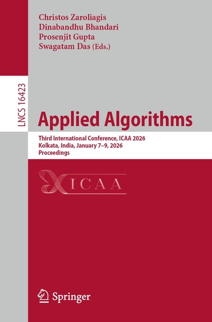 Lecture Notes in Computer Science Applied Algorithms: Third ...