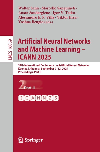 Lecture Notes in Computer Science Artificial Neural Networks and ...