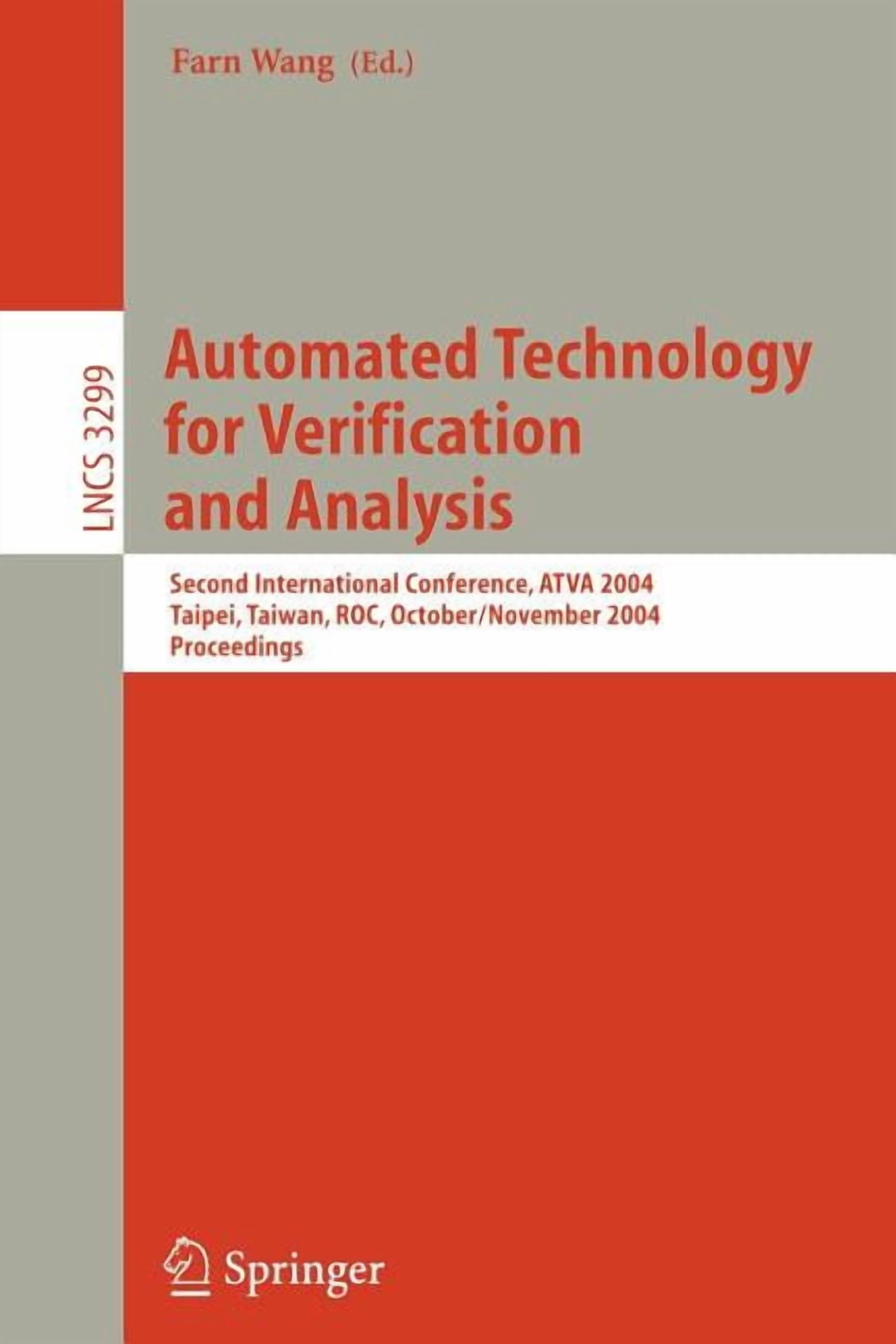 Lecture Notes in Computer Science Automated Technology for Verification ...