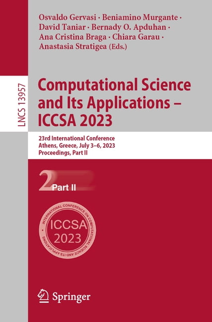 Lecture Notes in Computer Science Computational Science and Its ... Lecture Notes in Computer Science Computational Science and Its ...