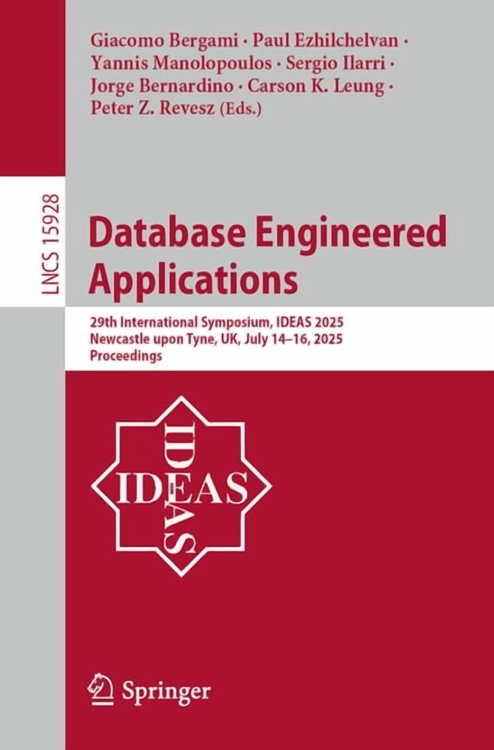 Lecture Notes in Computer Science Database Engineered Applications ...